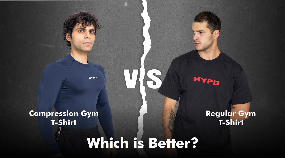Compression Gym T Shirt vs Regular Gym T Shirt: Which is Better? – HYPD ...