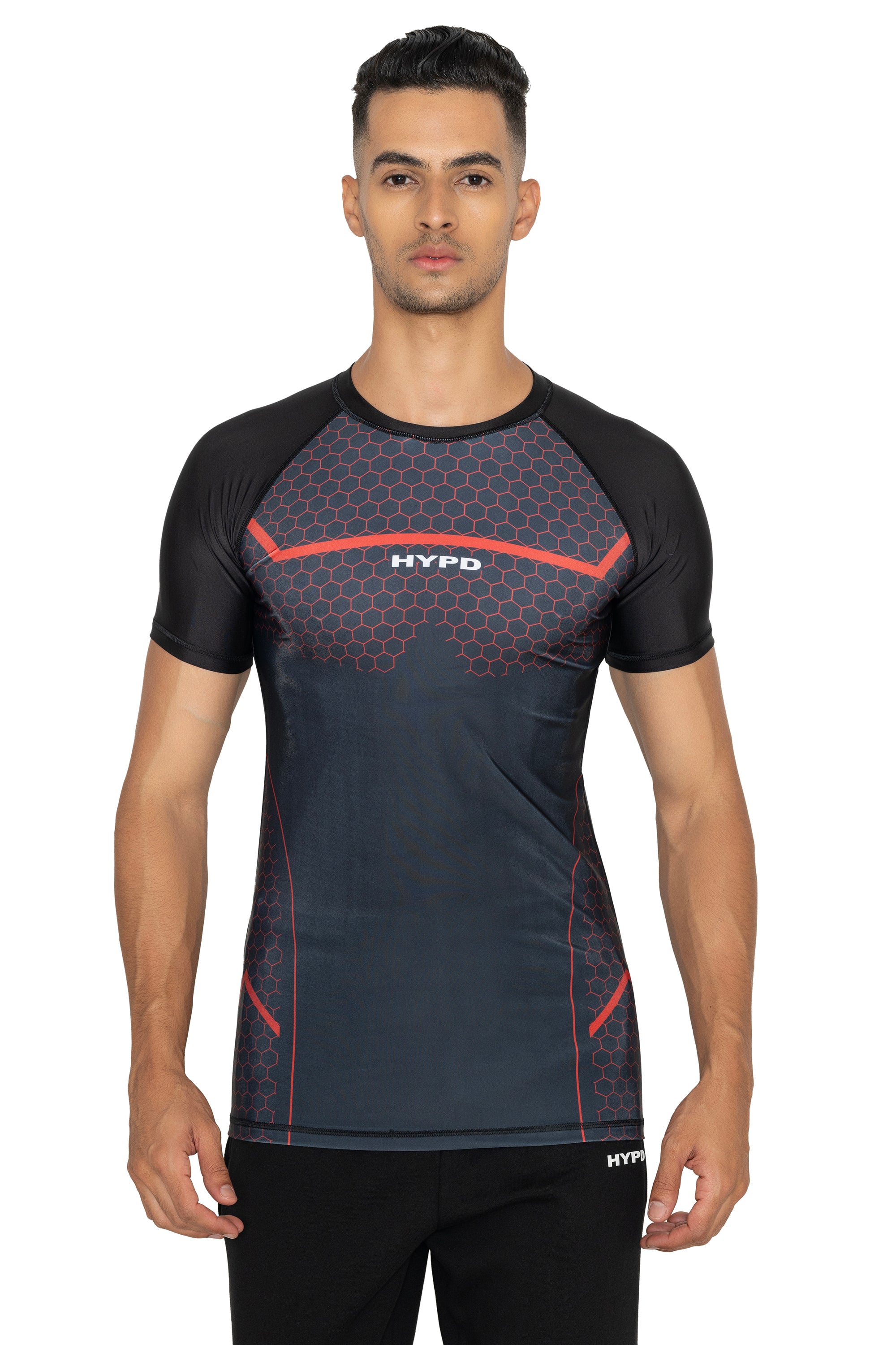 Buy Black Legacy Compression T-Shirt For Men Online at Hypd Sports ...