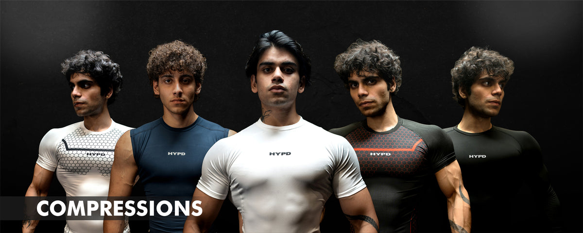 Buy Men’s Gym Compression T-Shirts, Shorts & Tights Online – HYPD Sports